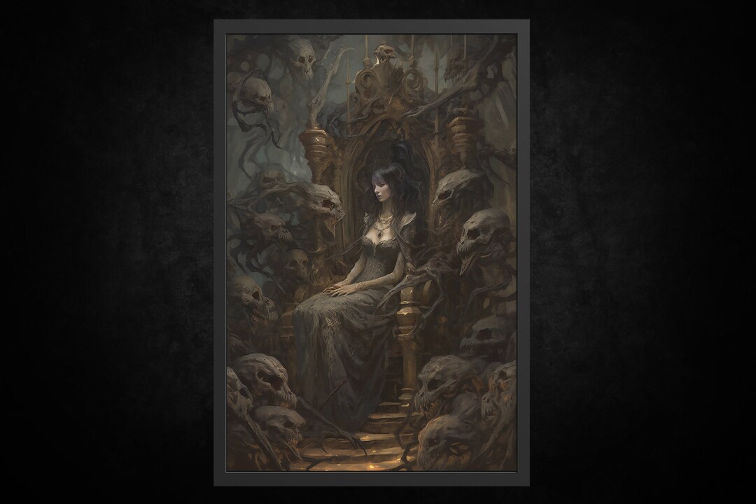 Paper Poster Print - Queen of the Damned | Gothic Wall Art | Gothic Art ...