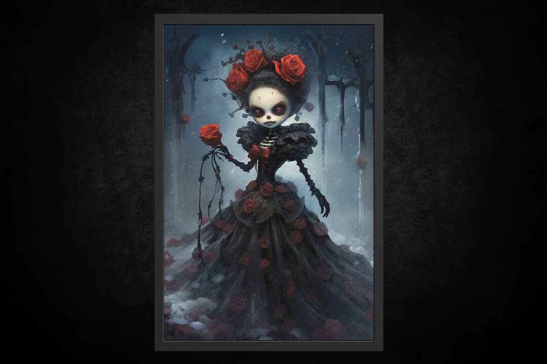 Paper Poster Print - Blood | Gothic Wall Art | Gothic Art | Dark ...