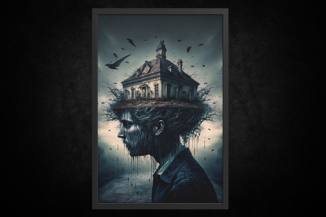 Paper Poster Print - Agoraphobia | Gothic Wall Art | Gothic Art | Dark ...