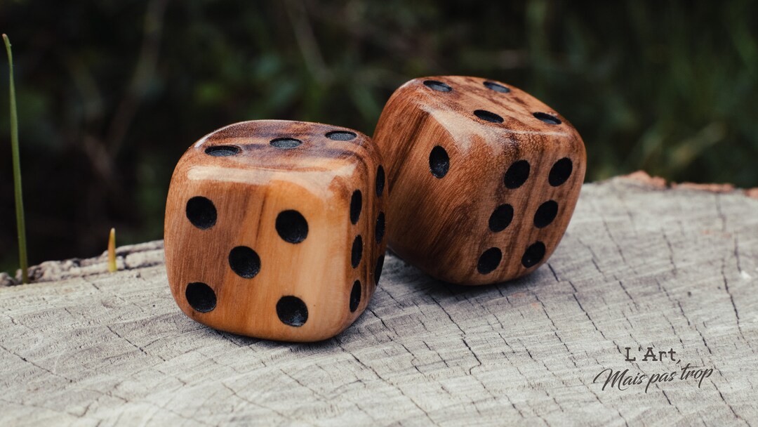 Solid Wood Dice - Etsy