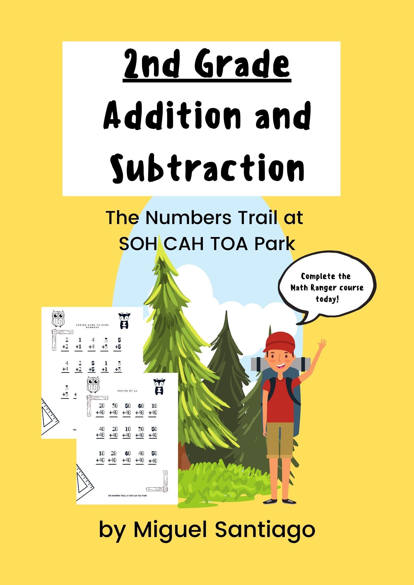 2nd Grade Addition & Subtraction - Workbook - Etsy