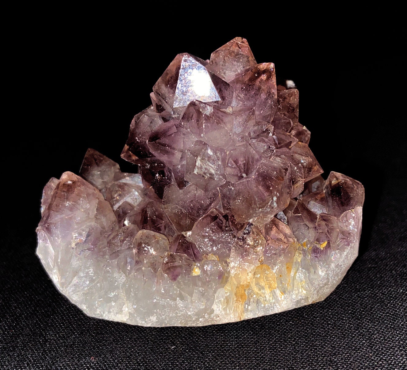 Purple & Brown Mixed Color Amethyst Crystals Specimen S61 - Etsy