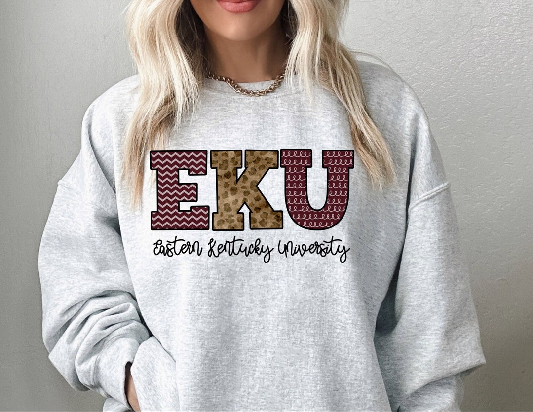 Eastern Kentucky University Sweatshirt Unisex EKU - Etsy