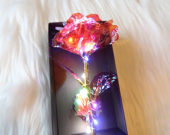 Light up Rose - Etsy