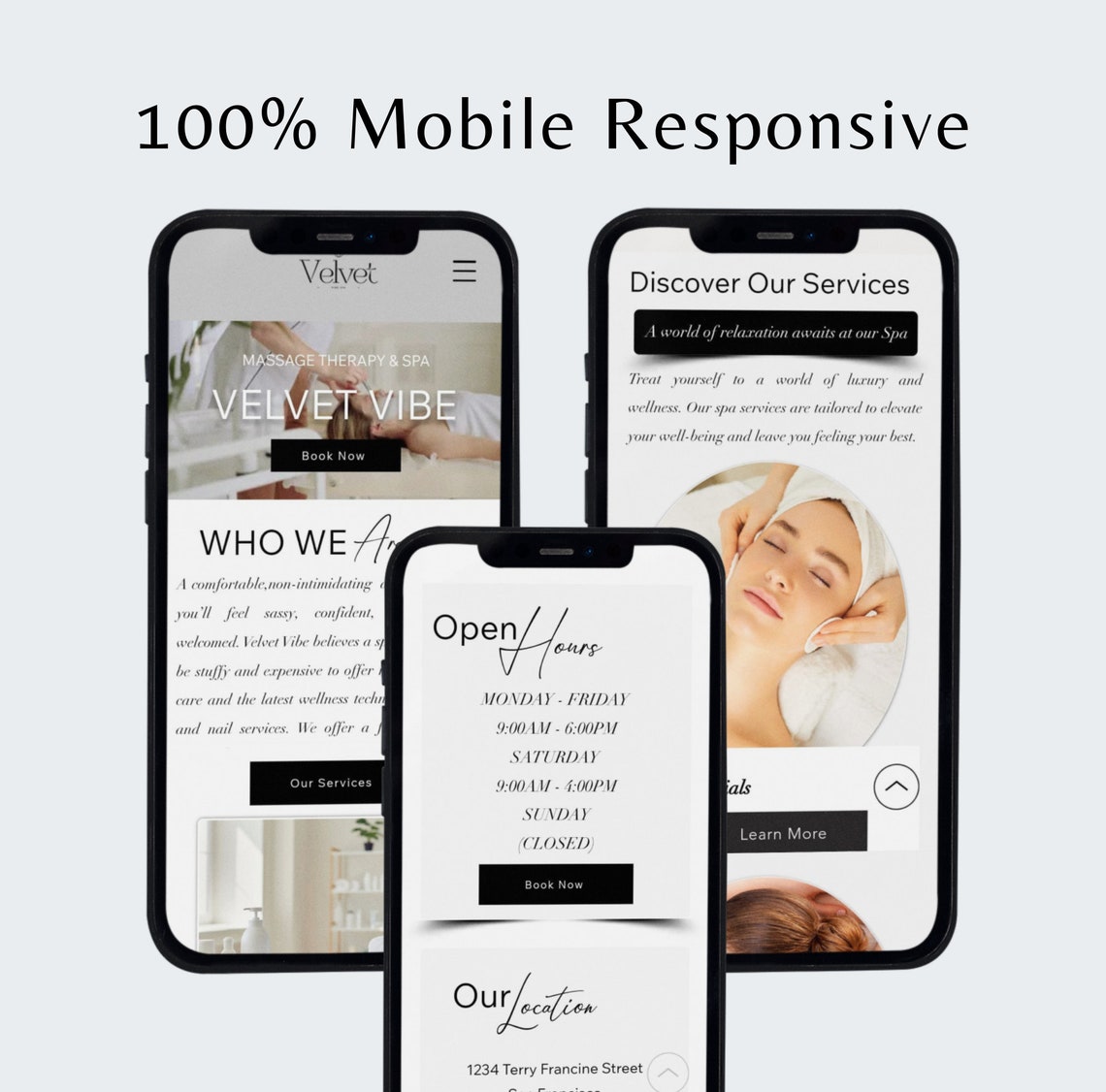 Premium Wix Website Template For Spa Cosmeticians Estheticians Massage Therapists Clinics