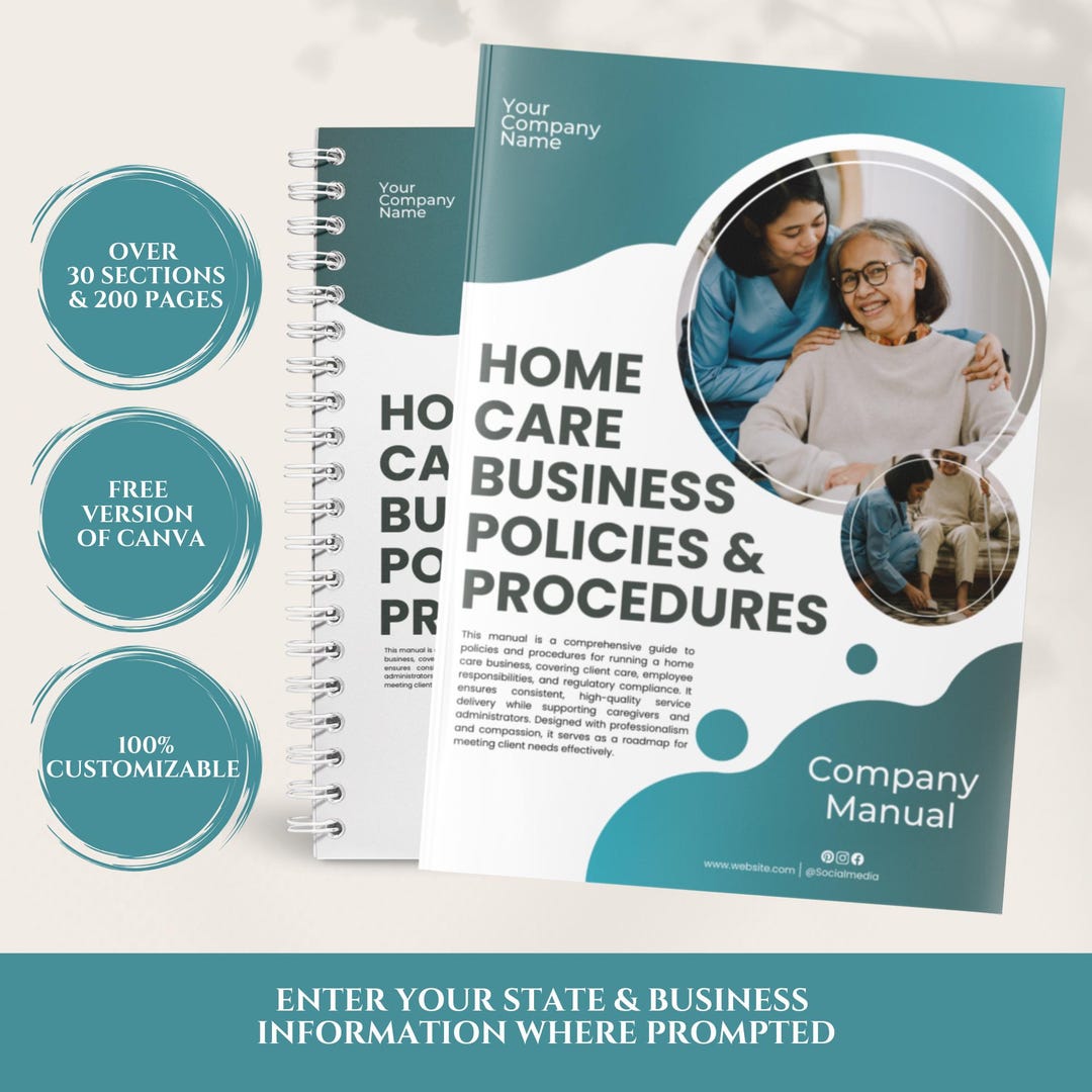 Home Care Business Policy Manual: Non-medical Caregiver Guidelines ...