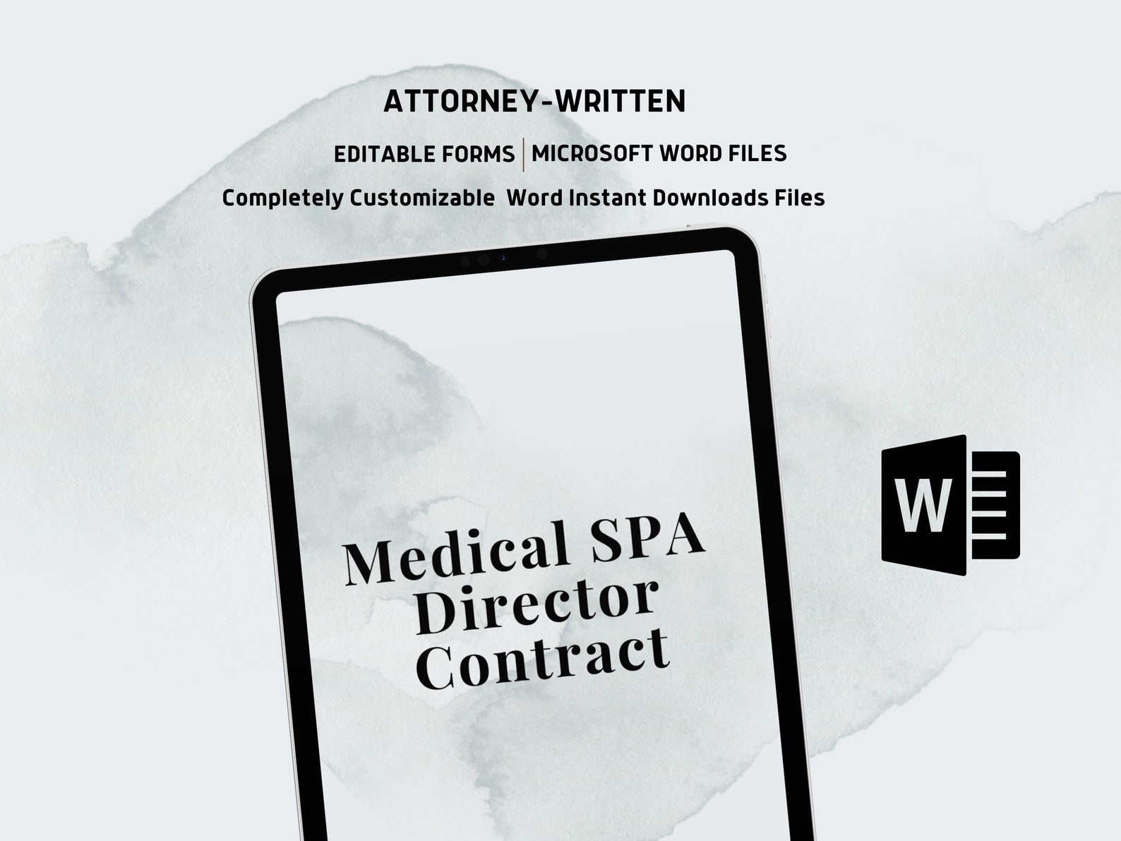 Medical SPA Director Contract Template: Editable Business Agreement ...