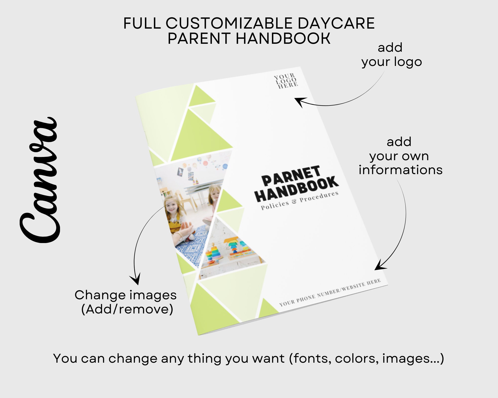 Daycare Parent Handbook, Daycare Policies and Procedures, Childcare ...