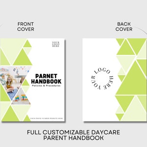 Daycare Parent Handbook, Daycare Policies and Procedures, Childcare ...