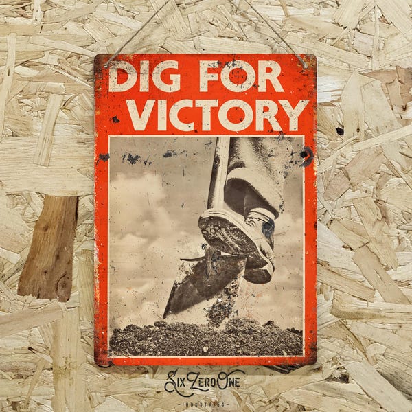 Dig for Victory Poster - Etsy UK