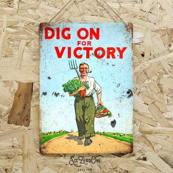 Dig for Victory Poster - Etsy UK