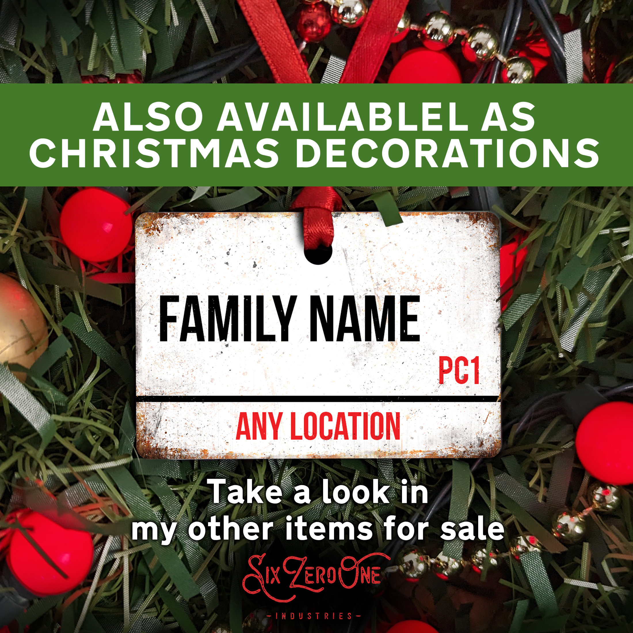 Personalised Metal Street Sign Landscape Worn or Clean Look - Etsy UK