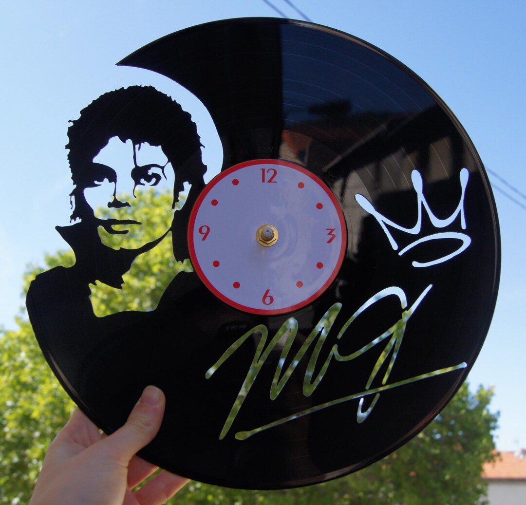Johnny Hallyday Complete Vinyl Clock - Authentic 33 RPM Vinyl ...