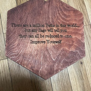 Cradle | Unsouled Badge Engraved Wall Hanging - Etsy