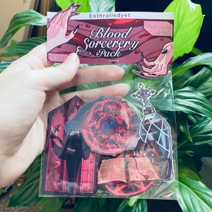 Blood Sorcery Sticker Pack - 4pcs - Etsy