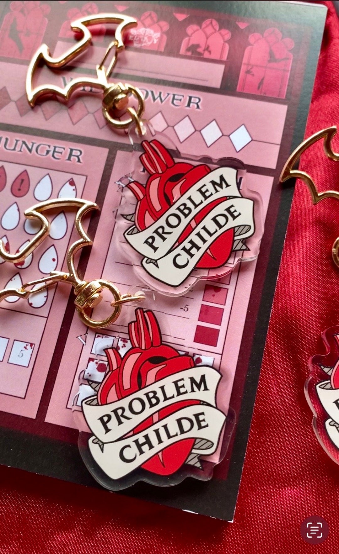 Problem Childe Keychain - Etsy