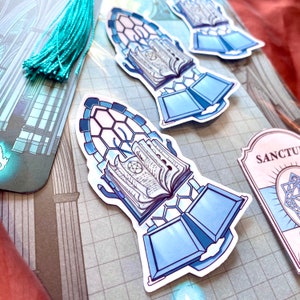 Floating Spellbook - Gothic Witchy Sticker - Etsy