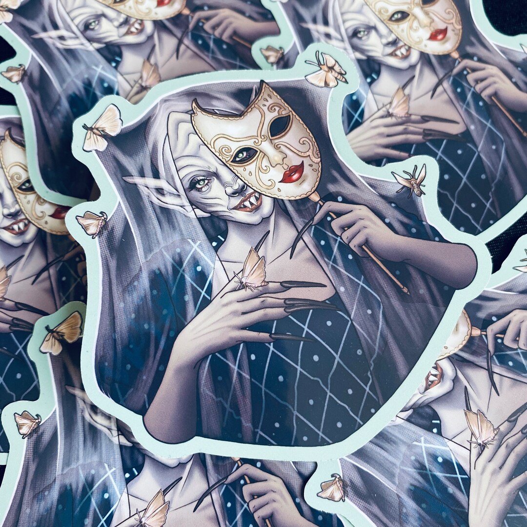 Monstrous Maiden - Sticker - Etsy