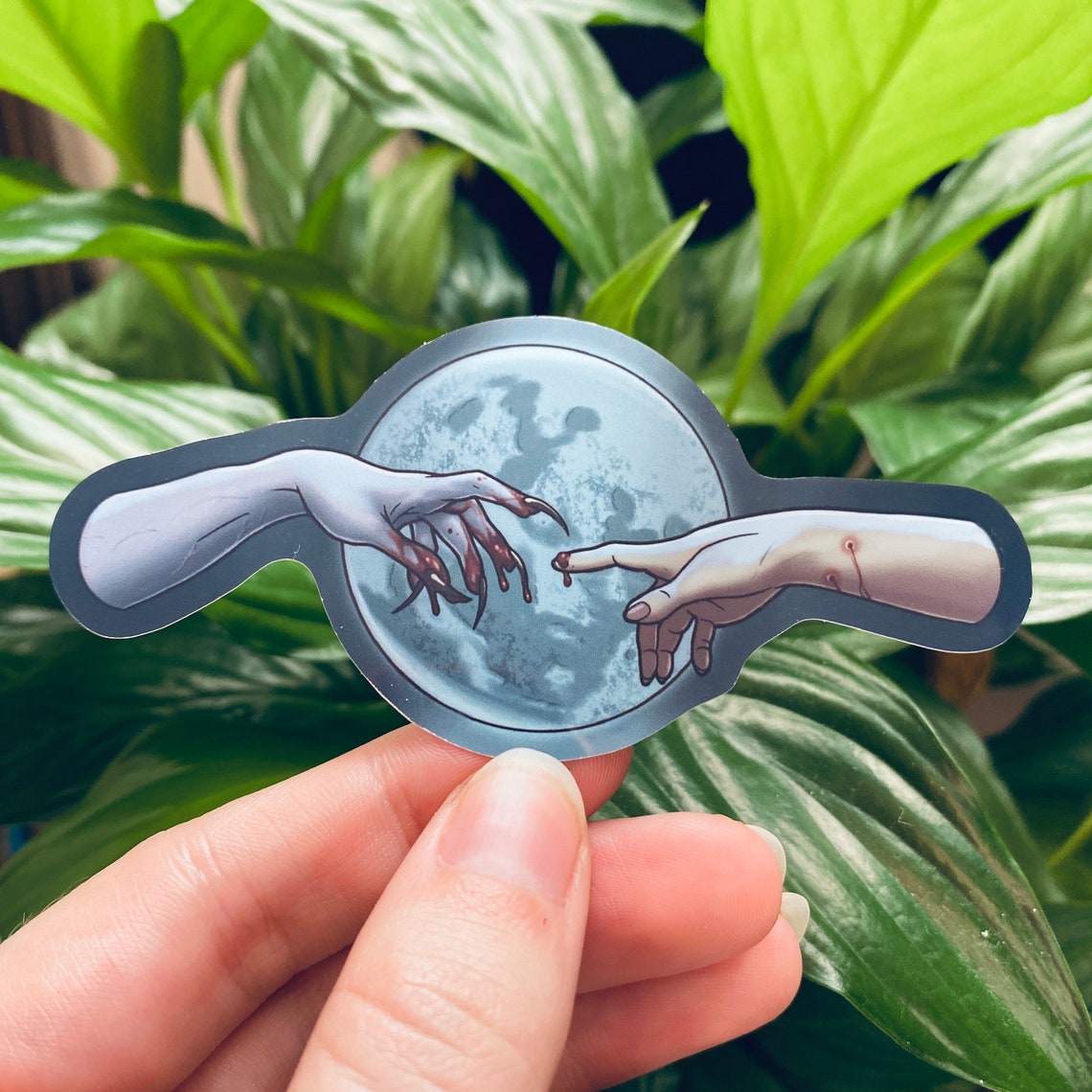 Creation of Adam Sticker - Etsy
