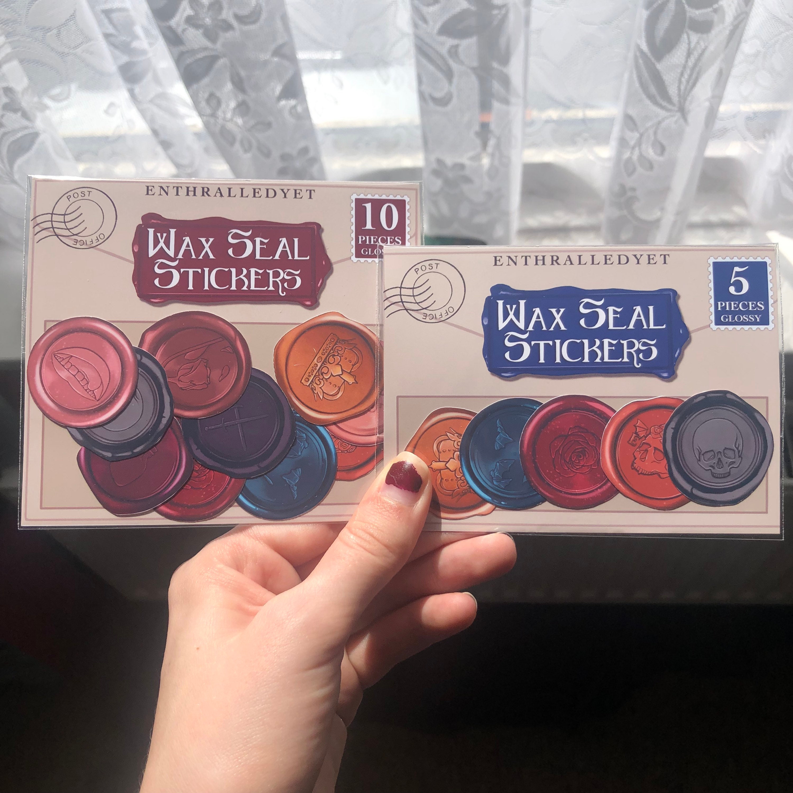 Wax Seal Sticker Pack (5 Pieces) - Etsy