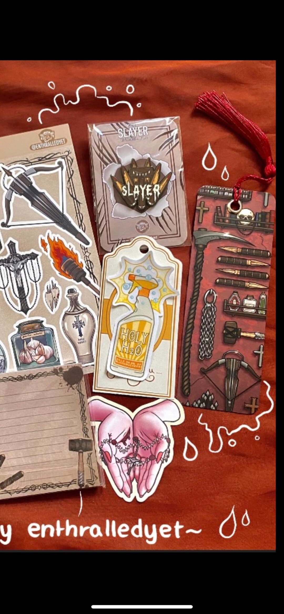 Holy H20 Spray Gothic Vampire Sticker - Etsy