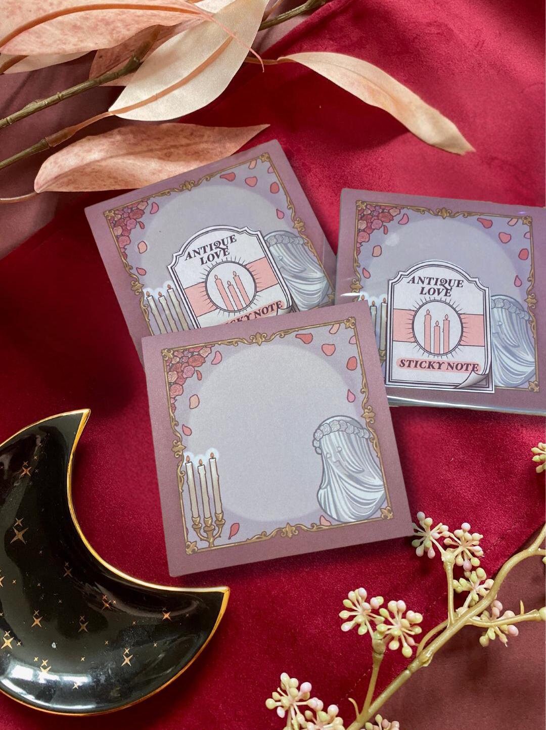 Vintage Sticky Note - Antique Love - Etsy