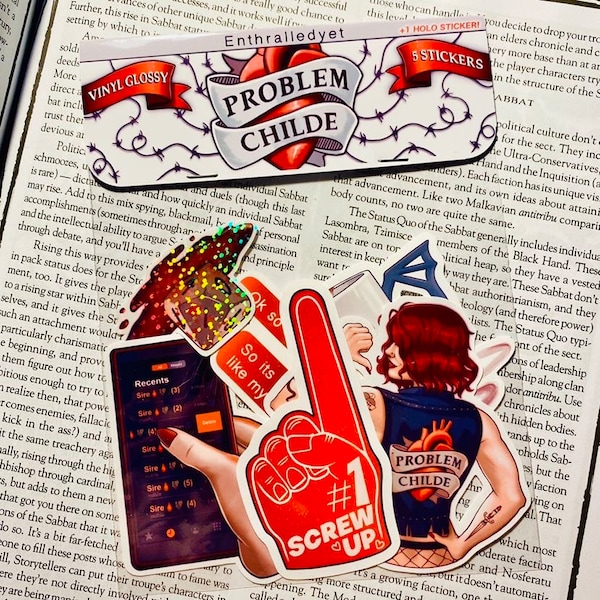 Problem Child Sticker - Etsy