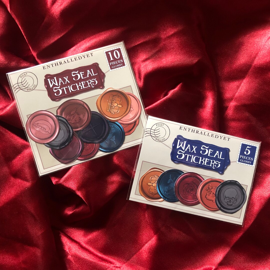 Wax Seal Sticker Pack (5 Pieces) - Etsy