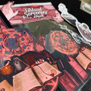 Blood Sorcery Sticker Pack - 4pcs - Etsy