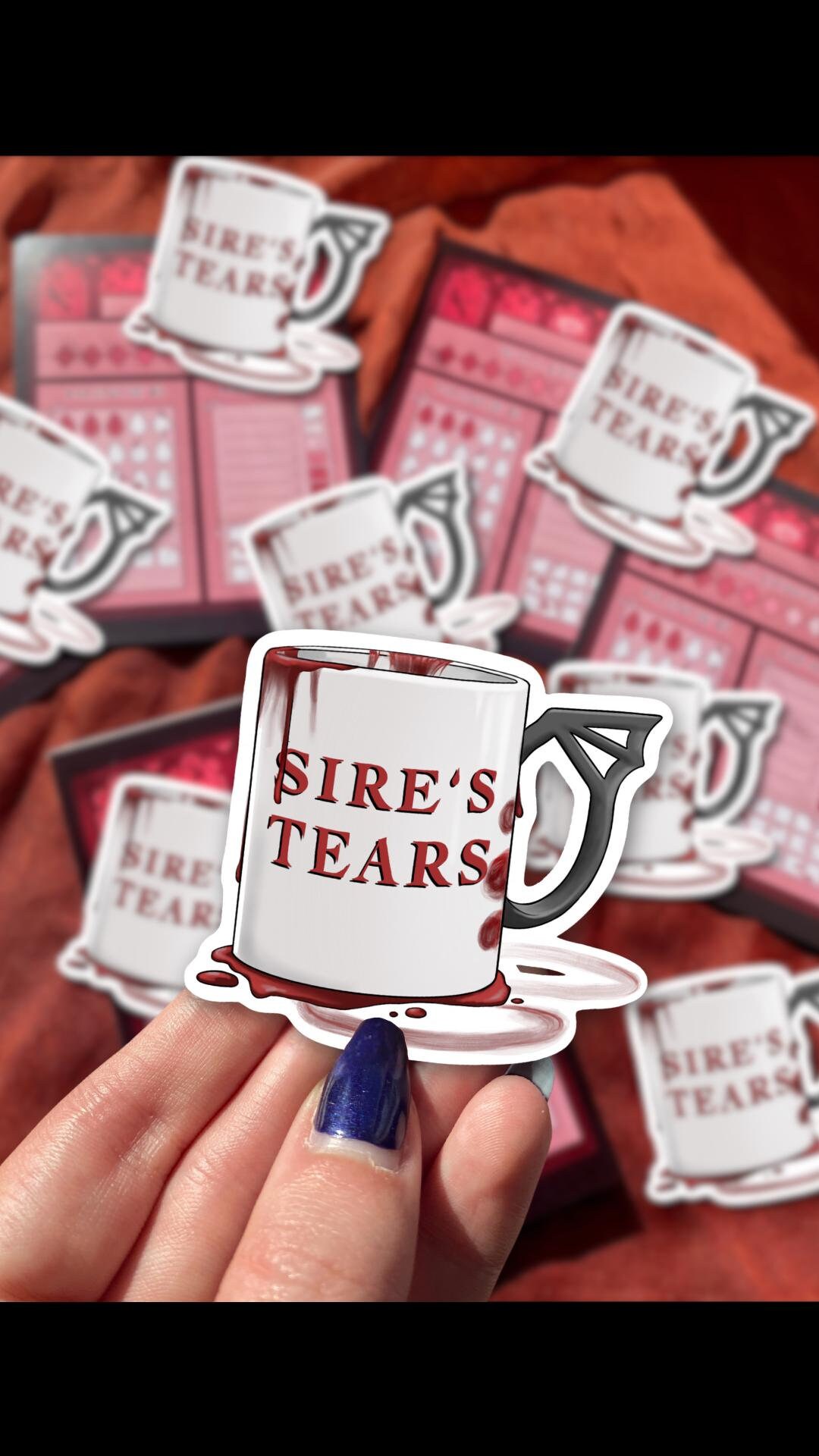 Sire's Tears - Vampire Sticker - Etsy
