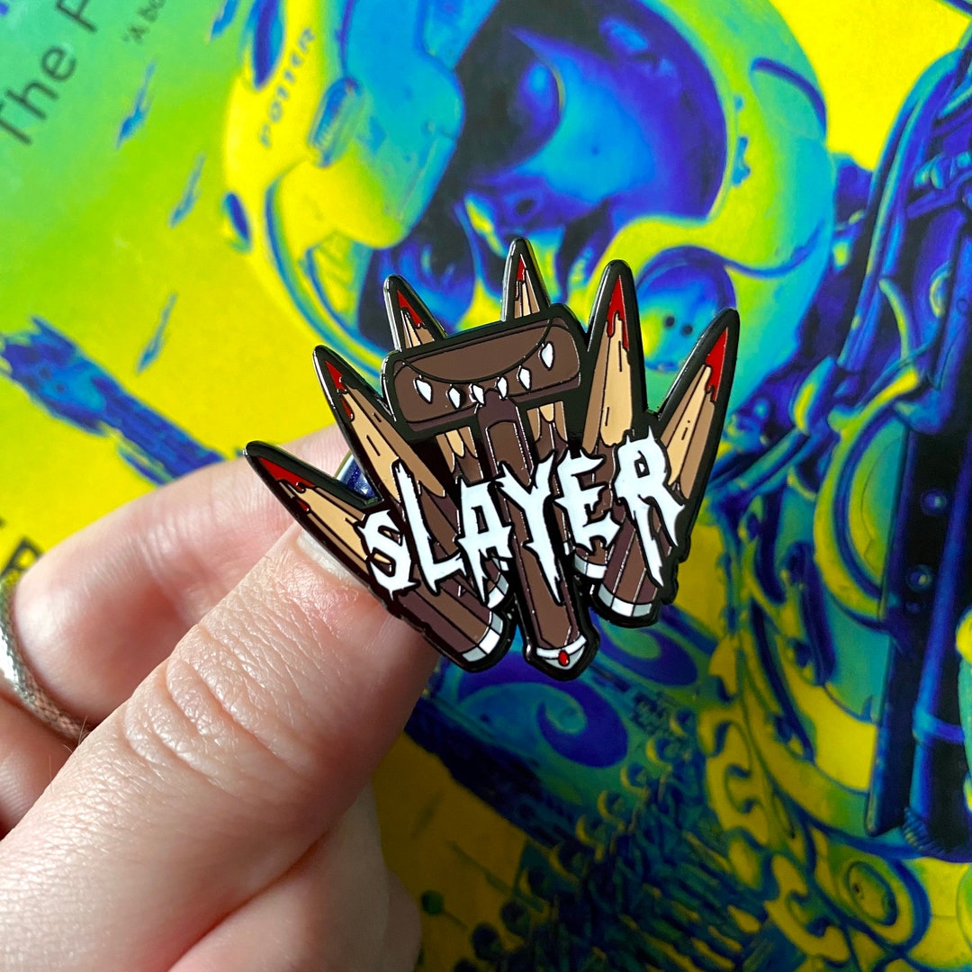 Slayer - Gothic Enamel Pin - Etsy