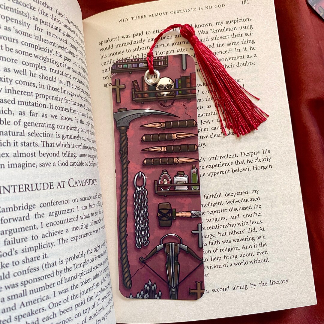 Slayer - Monster Hunter Inspired Gothic Bookmark - Etsy