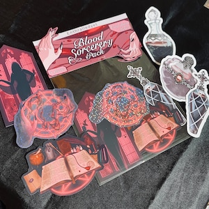 Blood Sorcery Sticker Pack - 4pcs - Etsy