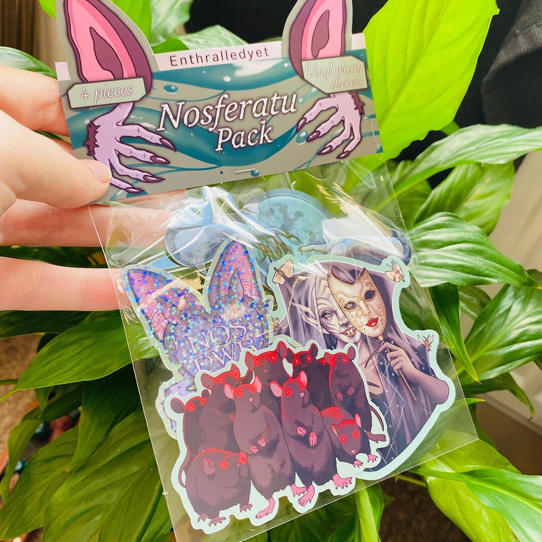 Nosferatu Sticker Pack (4pcs) - Etsy