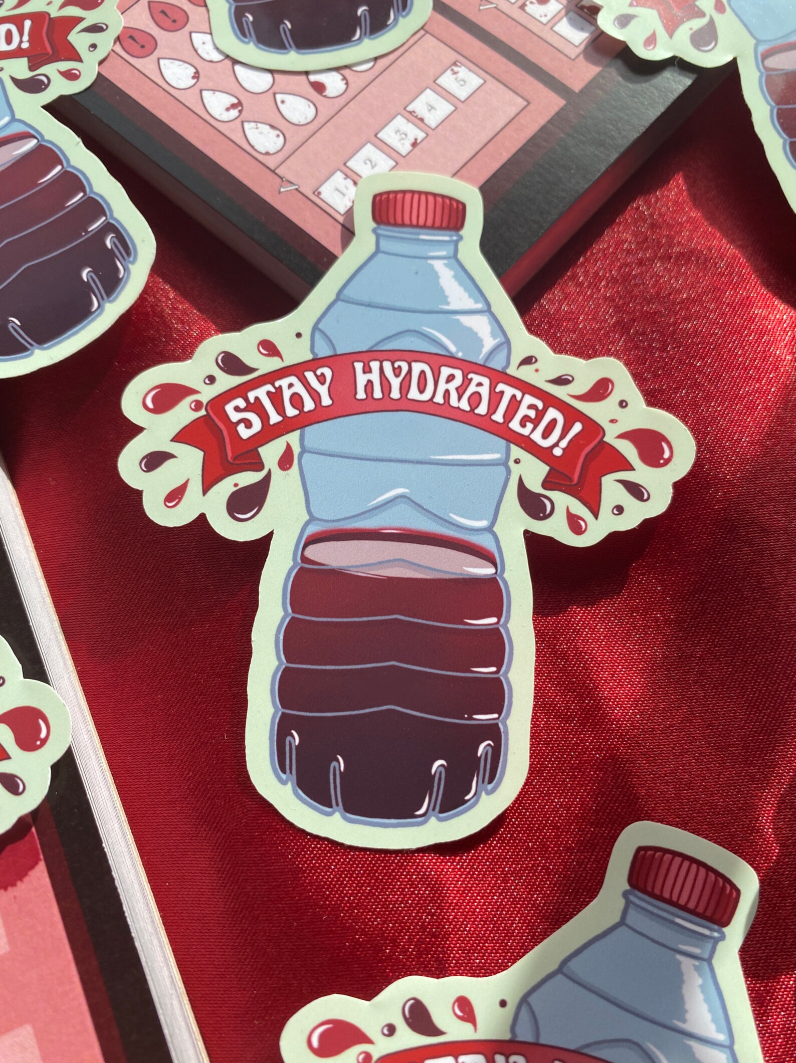 Stay Hydrated! - Gothic Vampire Self-care Sticker - Etsy