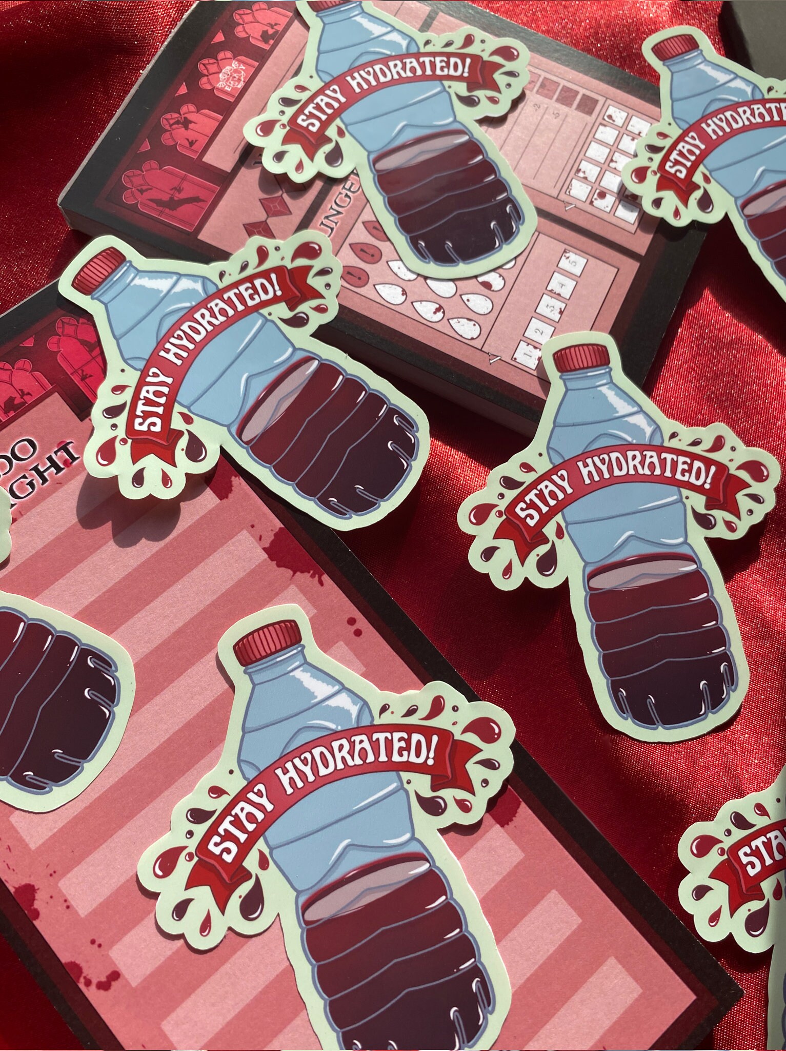 Stay Hydrated! - Gothic Vampire Self-care Sticker - Etsy