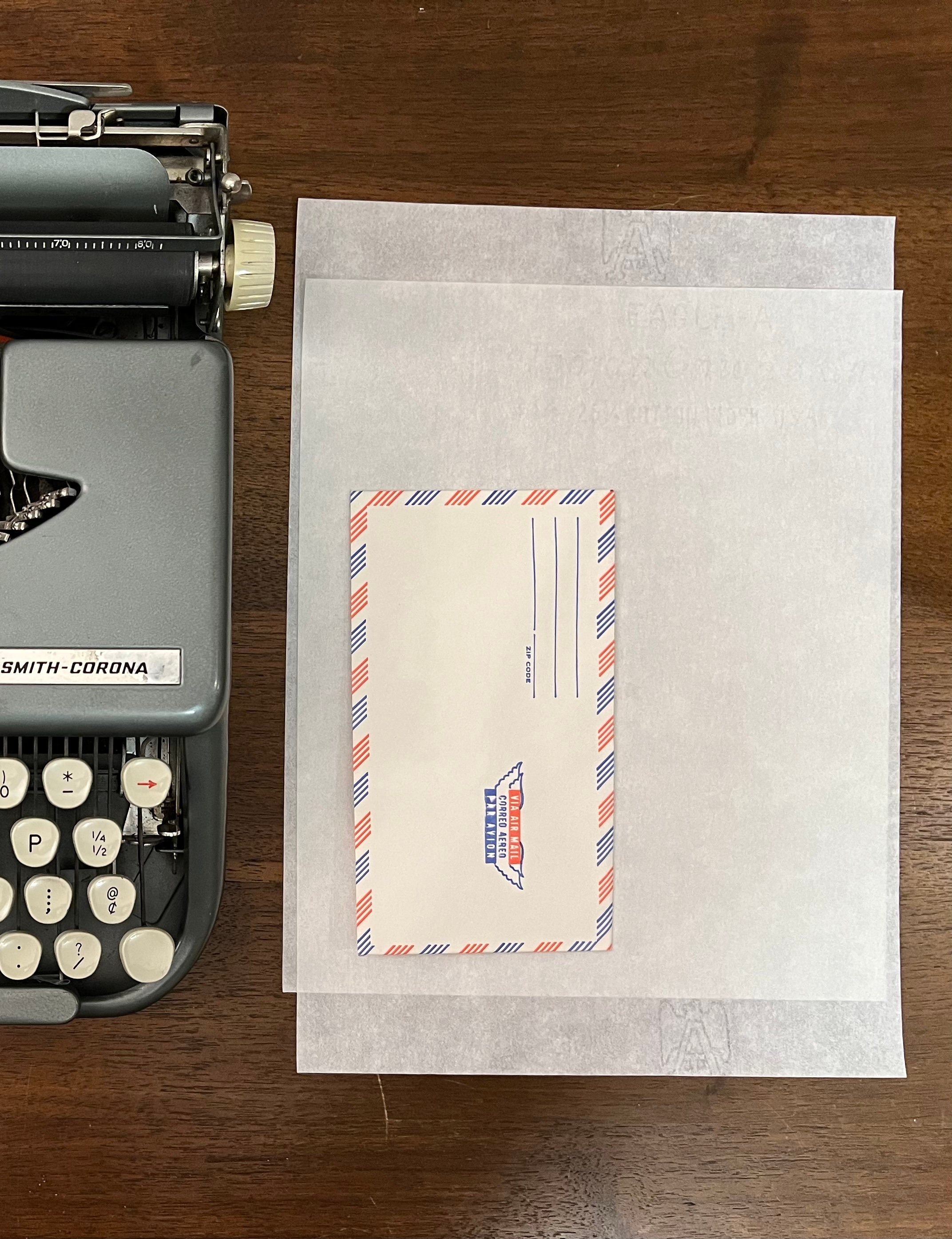 Vintage Typewriter With Paper