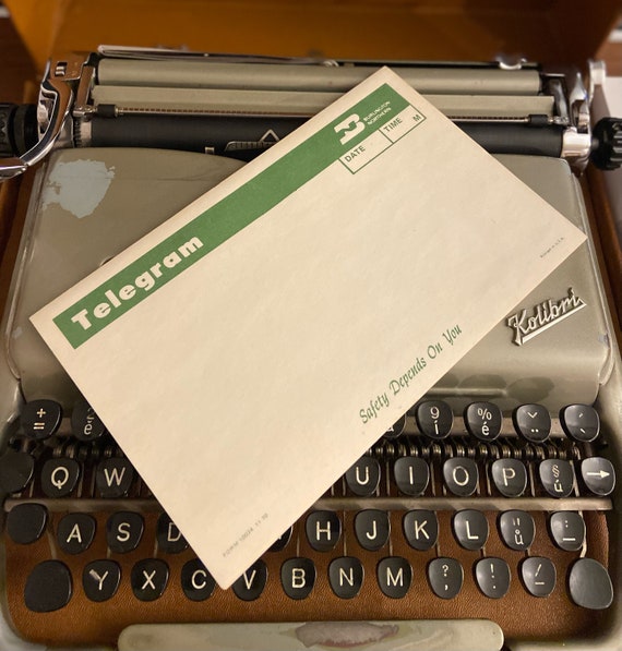 Vintage Railroad Telegram Paper Burlington Northern 1970 - Etsy