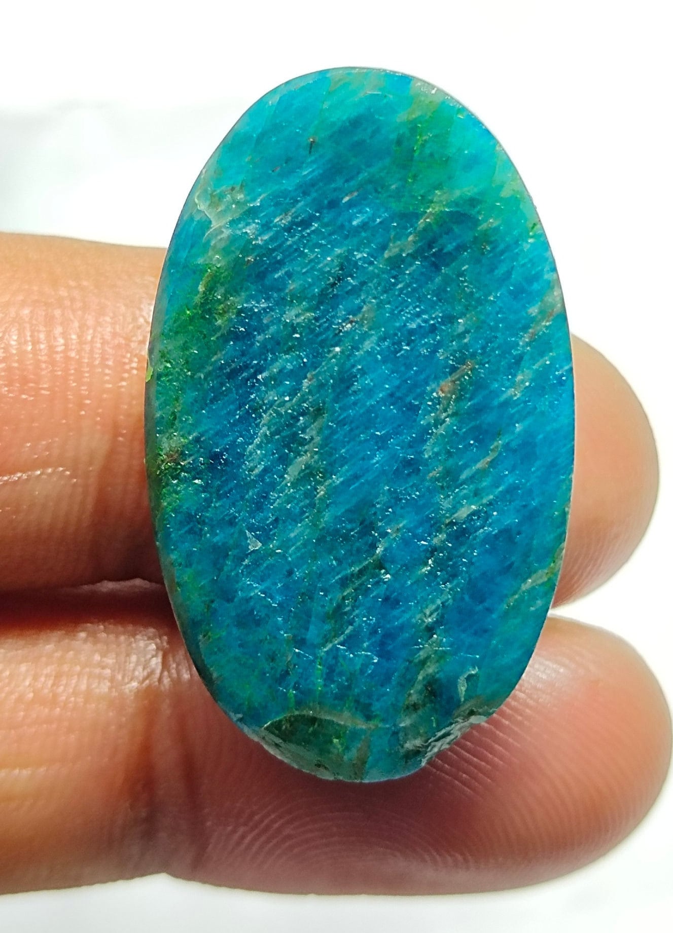 Natural Neon Blue Apatite. Massive!! Neon Blue Apatite Cabochon ...