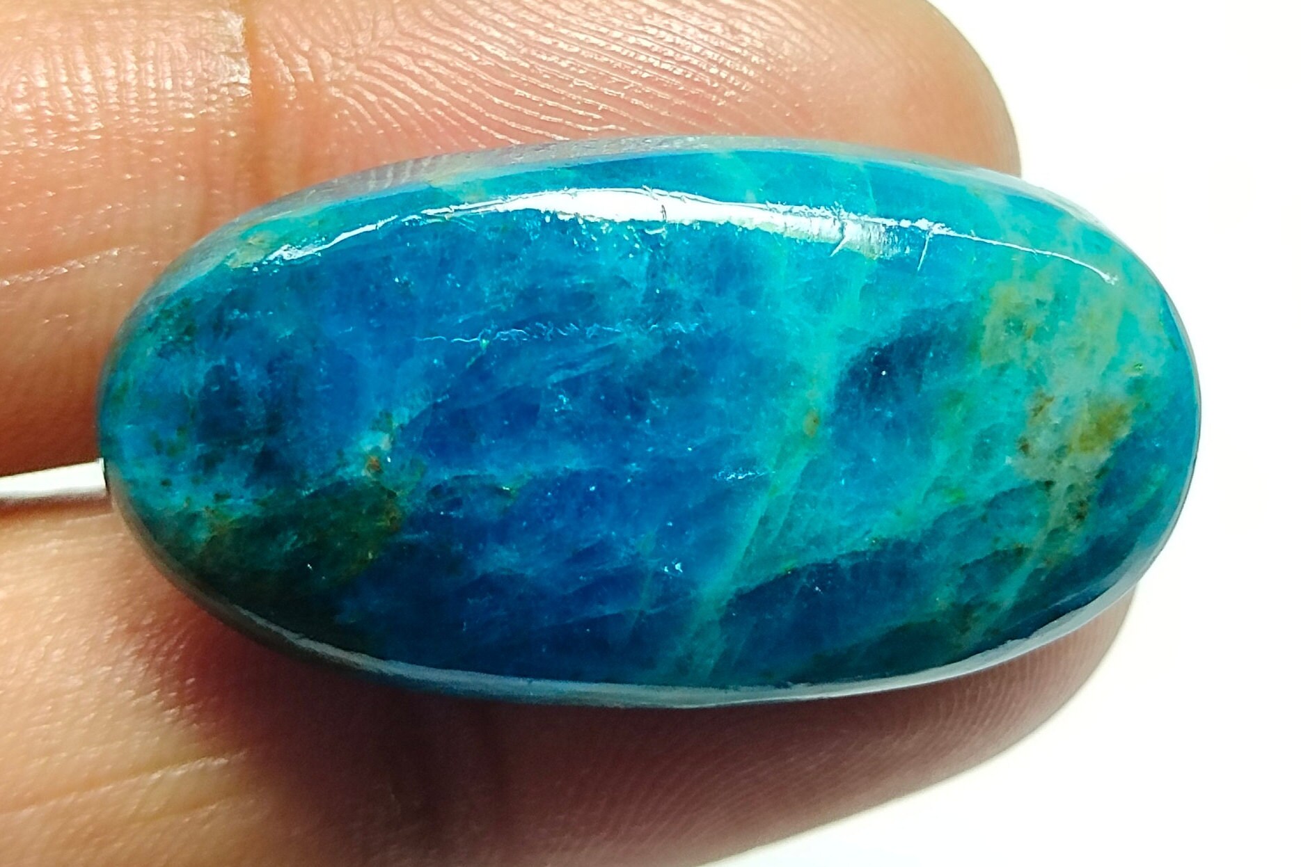 Natural Neon Blue Apatite. Massive Neon Blue Apatite - Etsy