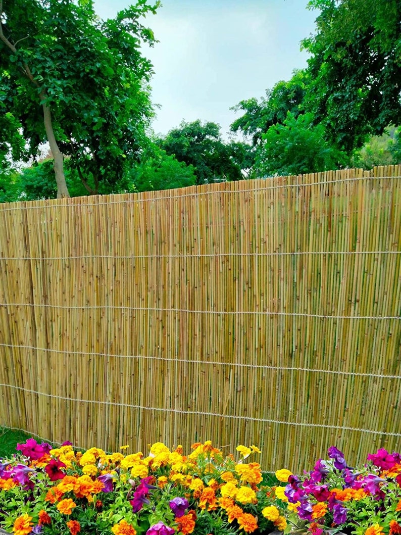 A2Z Home Solutions New Stunning Thread Stitch Real Bamboo Natural ...