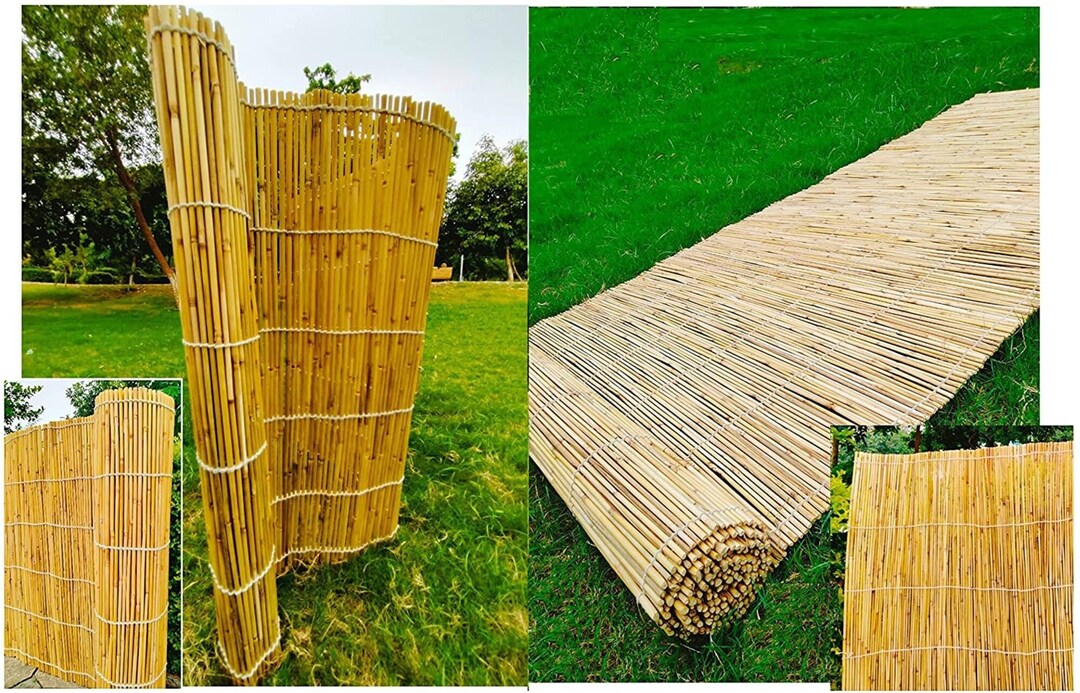 A2Z Home Solutions New Stunning Thread Stitch Real Bamboo Natural ...