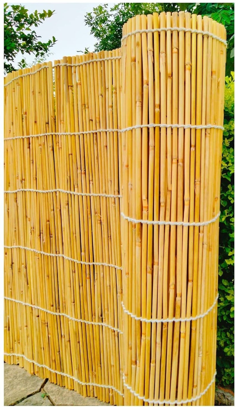 A2Z Home Solutions New Stunning Thread Stitch Real Bamboo Natural ...