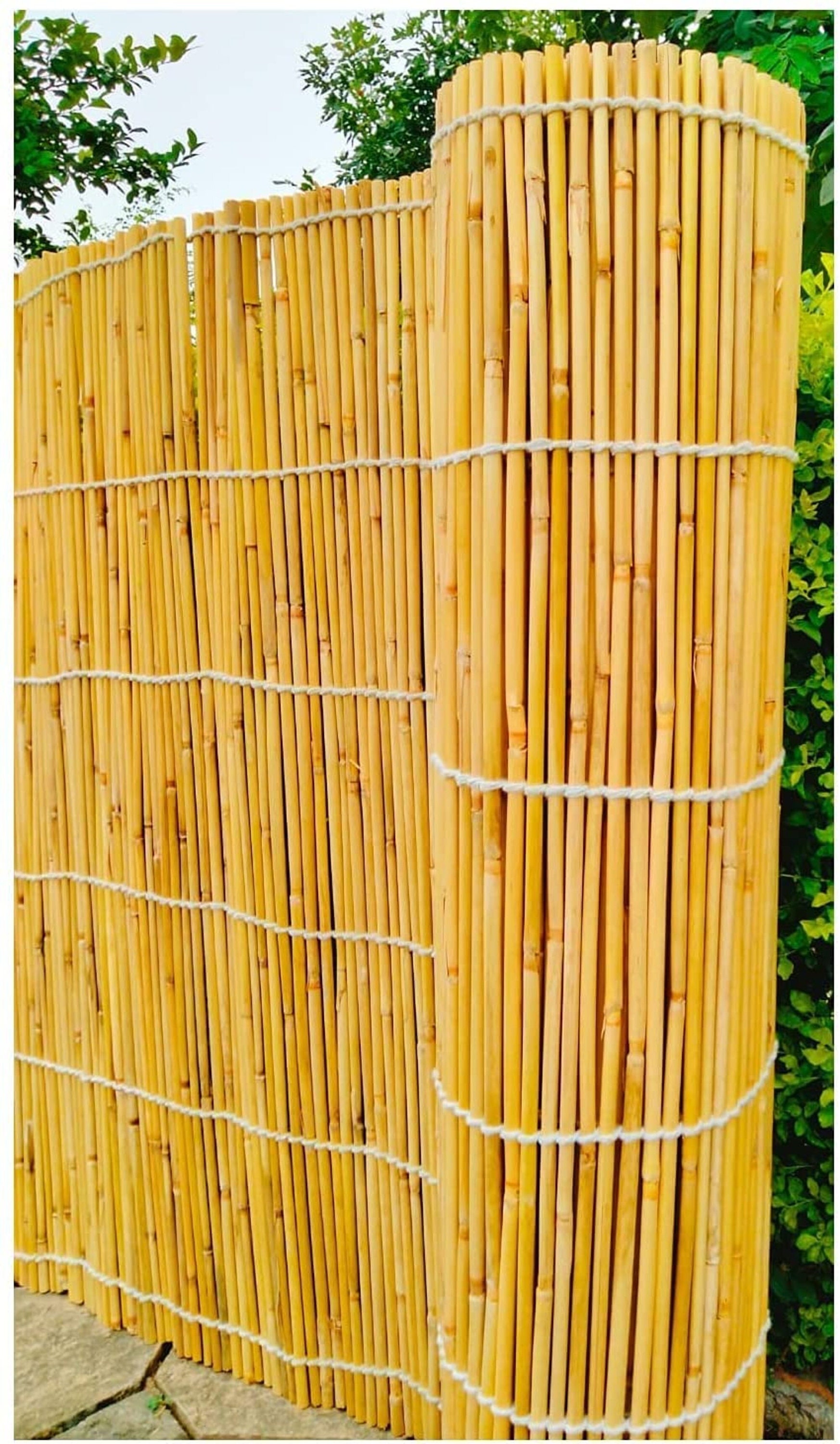 A2Z Home Solutions New Stunning Thread Stitch Real Bamboo Natural ...