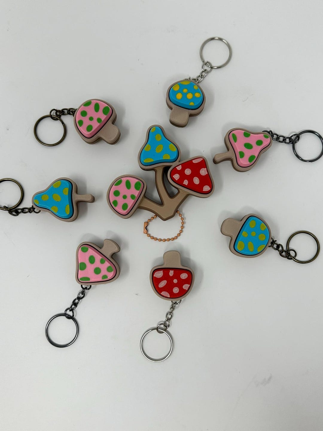 Mushroom Fidget Clicker | Mushroom Keycap Keychain | Keycap Clicker ...