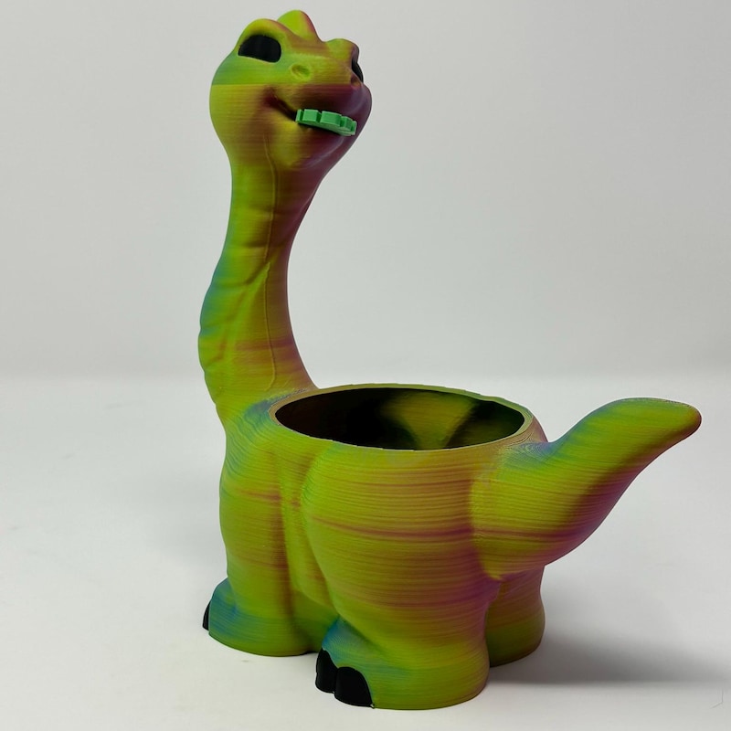 Dinosaur Plant Pot - Etsy