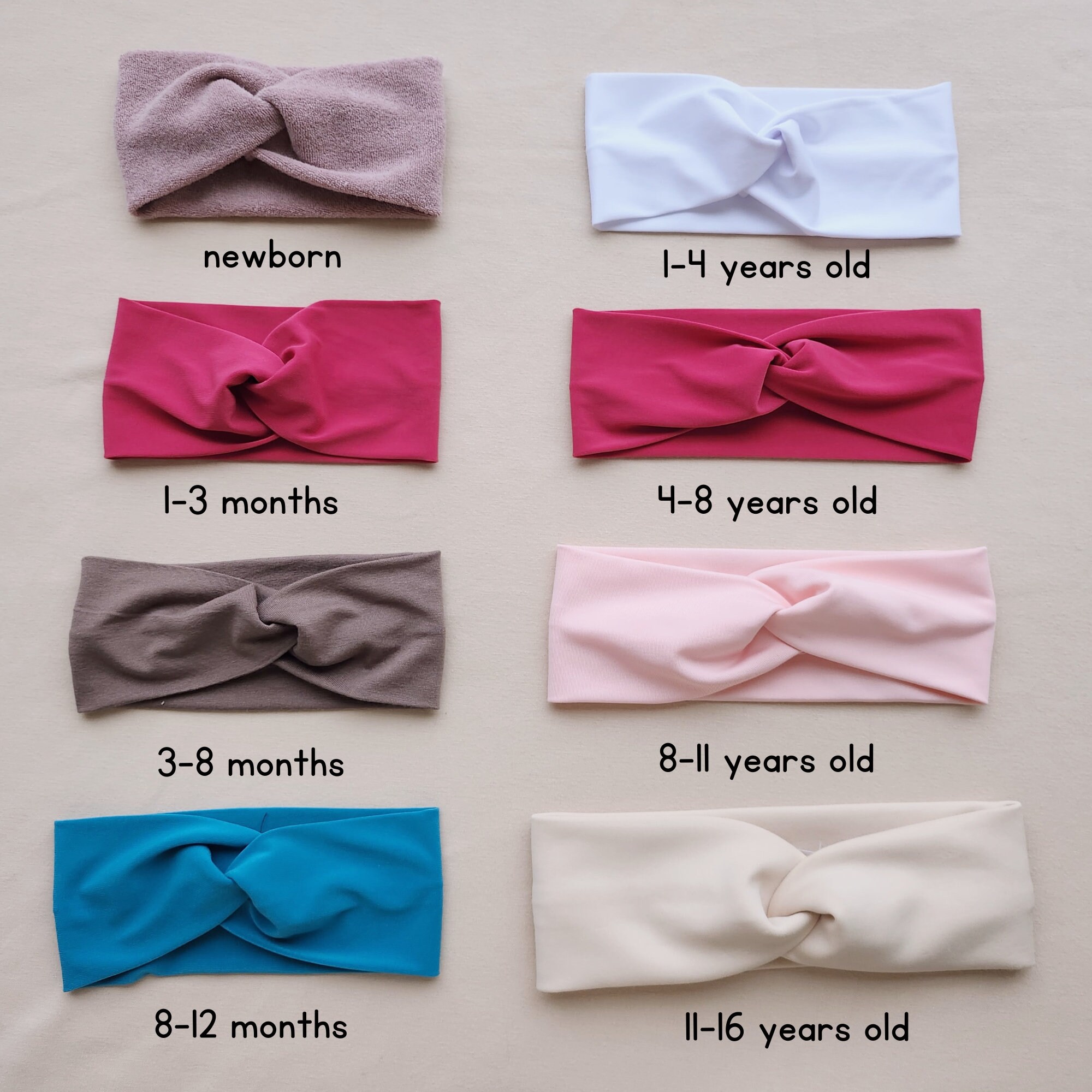 Baby Twist Headband PDF Pattern Twist Knot Headband Sewing - Etsy