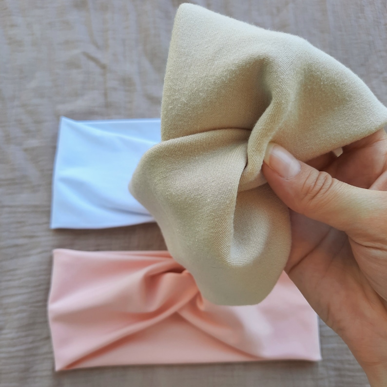 Twist Headband Pattern Easy Sewing Front Knotted PDF Instant - Etsy