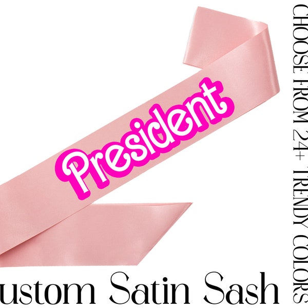 President Sash Barbie - Etsy