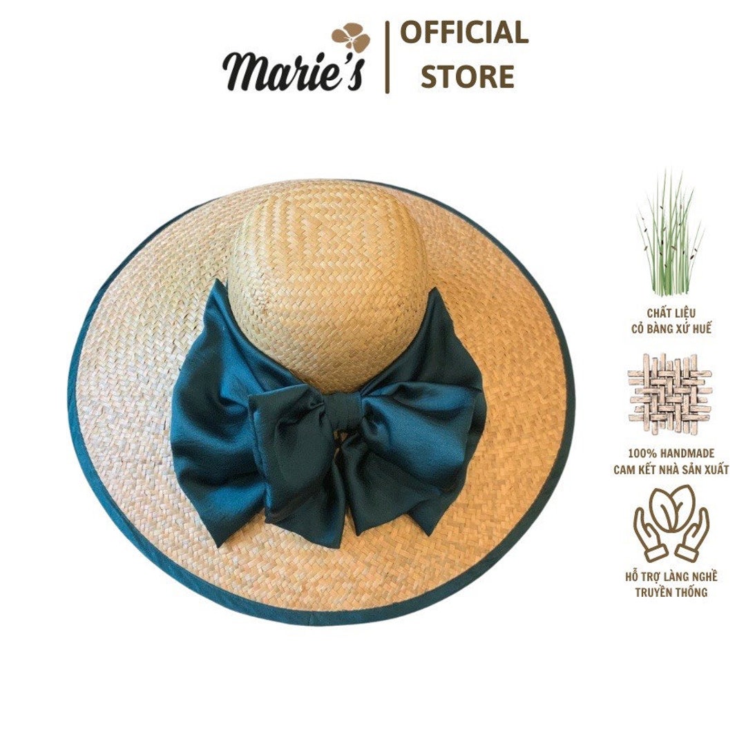 Elegant Luna MARIES Bow Tie Beach Papyrus Hat Wide Brim With - Etsy